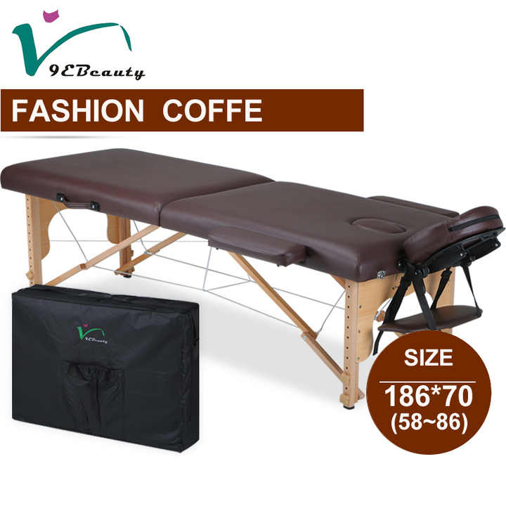 2 Section Adjustable Blue Ridge Massage Table - 186x70cm