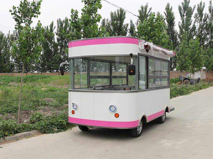 Mobile Food Cart with Frozen Yogurt Machine - 2016 Hot Sale