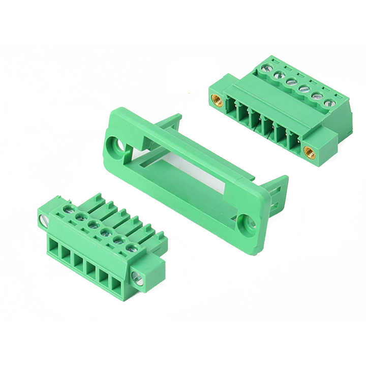 3.81mm Pitch Green Color Plug-in Pluggable Terminal Block