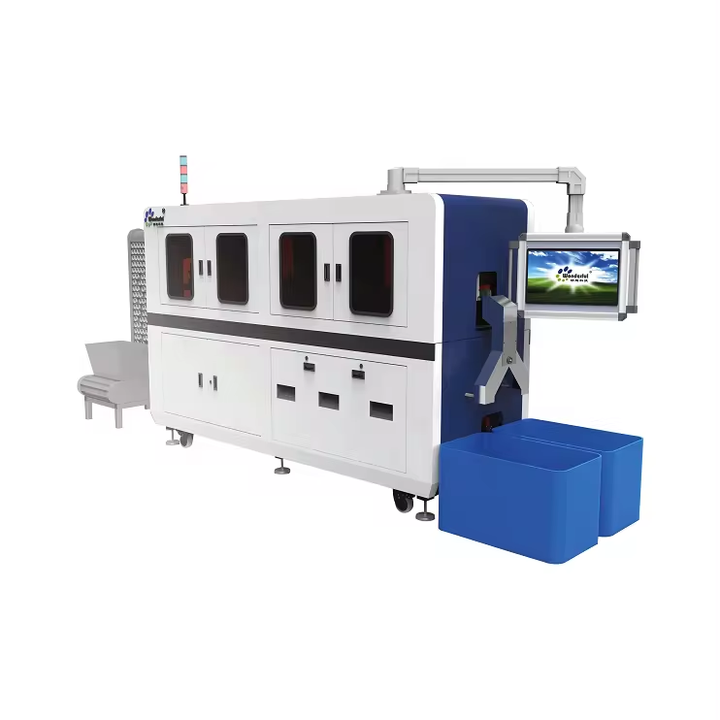 Auto Plastic Bottle Cap Vision Inspection Machine System Print At Speed ...