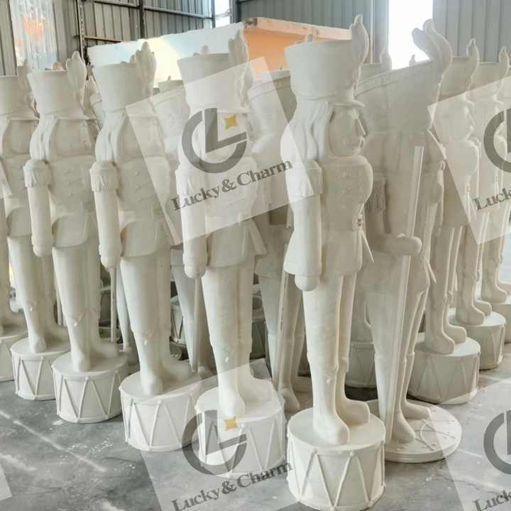 Unpainted Nutcrackers DIY Painting Christmas Nutcracker Outdoor ...