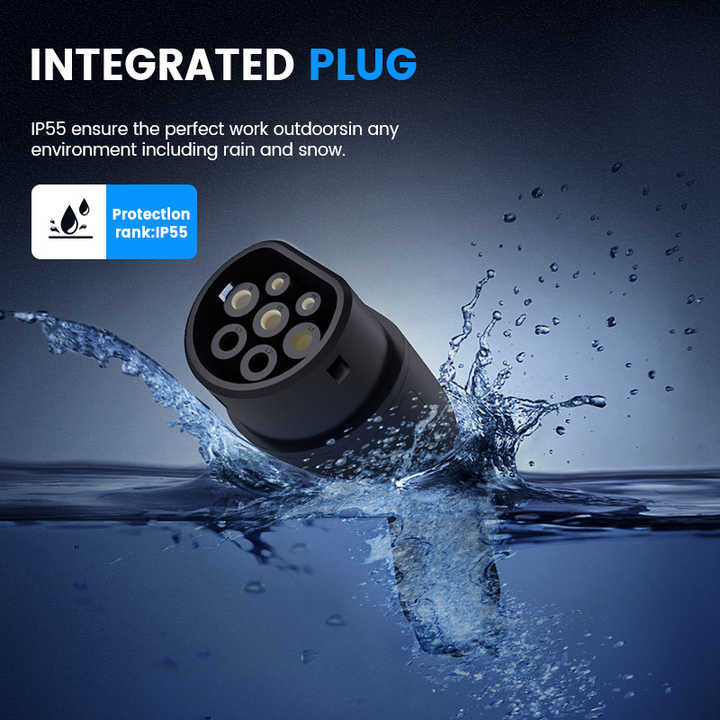 Dual-Head 22KW Tesla AC Charging Gun Convenient Home and Car Fast ...