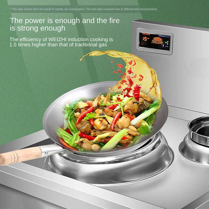 PXKITCHEN 8kw-15kw Electric Wok Stoves for Commercial Cooking