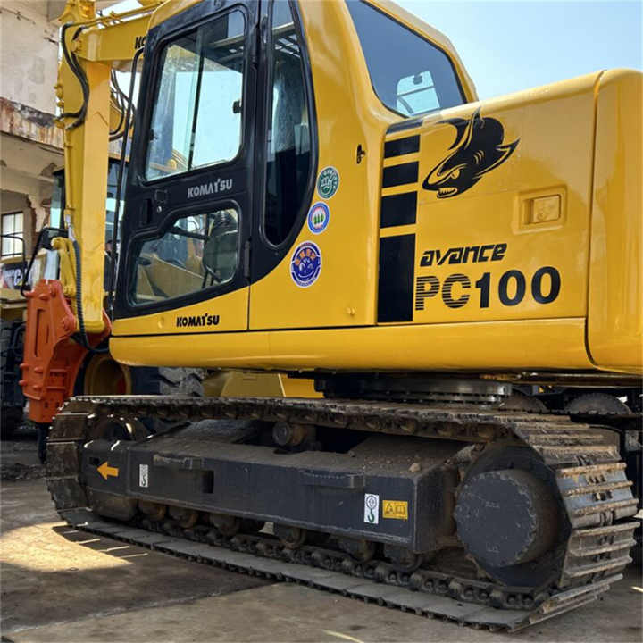 10 Ton KOMATSU PC 100 Excavator Used in Shanghai Good Used Excavator ...