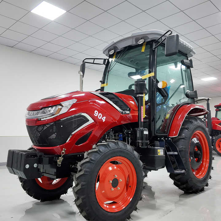 4x4 Wheel 4wd 50hp 80hp 90hp 120hp 140hp Compact Small Mini Farm Garden Tractor with Cabin ...