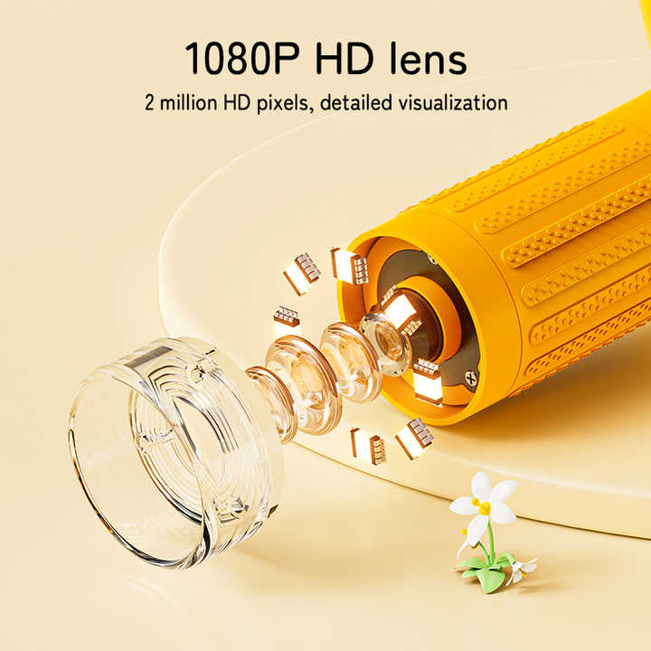 Inskam 385 Portable Digital Microscope Camera for Kids 2025 8LED 1000X ...