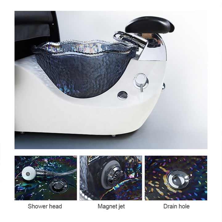 Luxury Beauty Nail Salon - Electric Pipeless Whirlpool Foot Spa