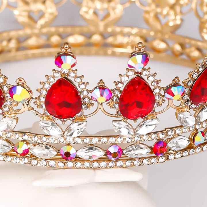 Diamante corona princesa Vintage Tiara corona pastel Topper para boda ...