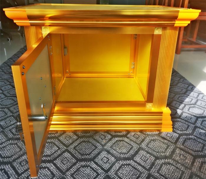Columbarium Niche with Cross Carving Urn Ash Storage Rack