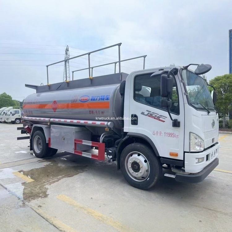 Faw Truck Fuel Pump 8000 Liters Fuel Trucks 8m3 Oil diesel Tanker ...