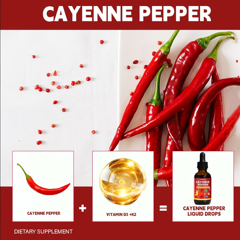 2025 New 60ml Cayenne Pepper Chili Extract Oral Liquid Drops with ...