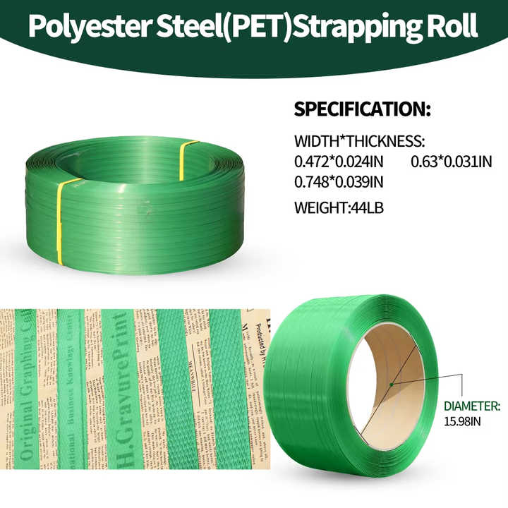 Wholesale Machine Packing Polyester Strap Roll Plastic Pp Strap ...