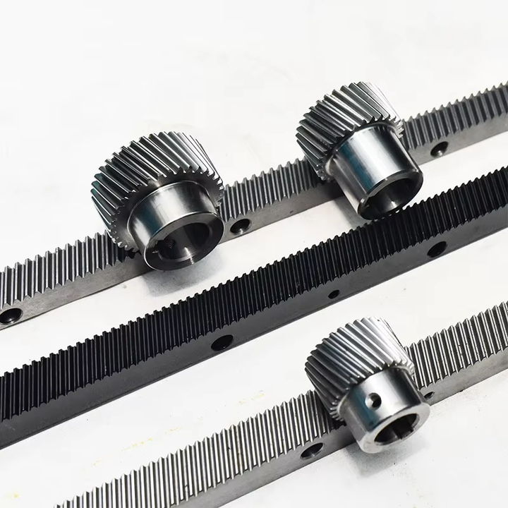 High Precision Modulus 1.25 Helical Gear Rack 670mm Length and Pinion ...