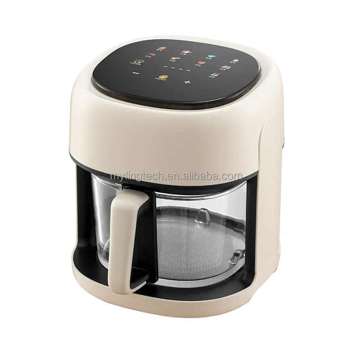 Glass Deep Air Fryer Machine Hot Air Fryer Without Oil Touch Screen ...