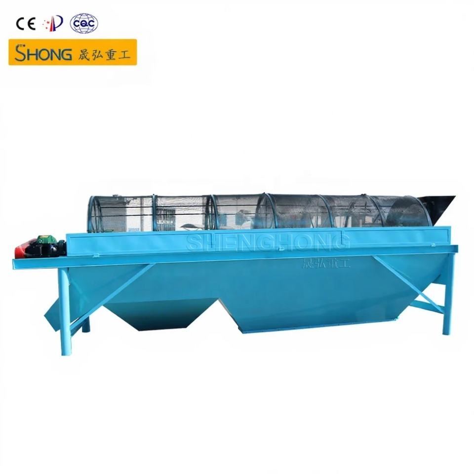 Sieving Machine Industrial Rotating Drum Sieve Drum Screen Sand ...