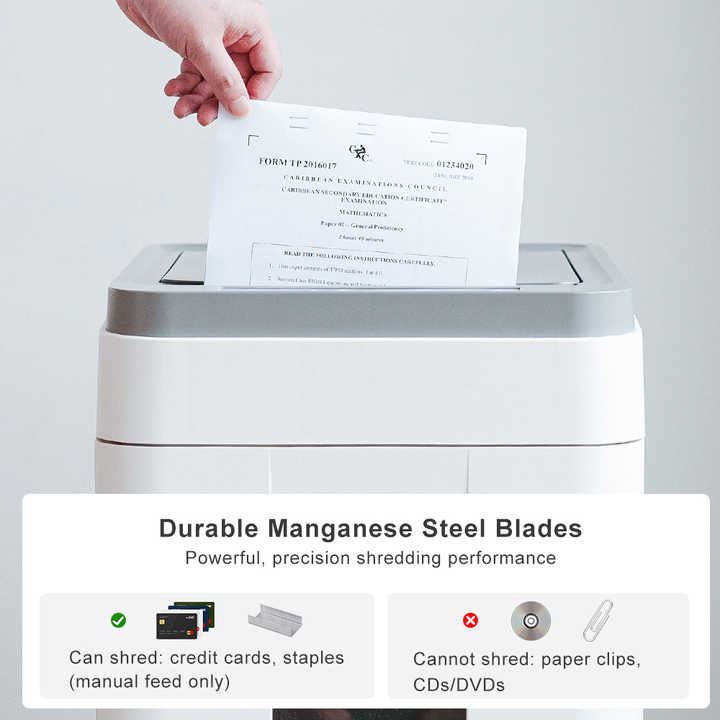 Auto Feed Paper Shredder 50L P5 Heavy Duty Industrial Document Shredder