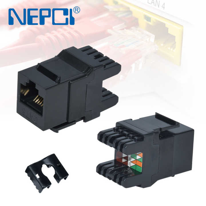 NEPCI Keystone Jacks - Reliable UTP CAT3/CAT5E Connectors