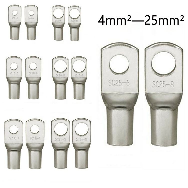 Best Selling Insulated Cable Lugs 1.5mm 2.5mm 4mm 6mm - Tin Plated Copper