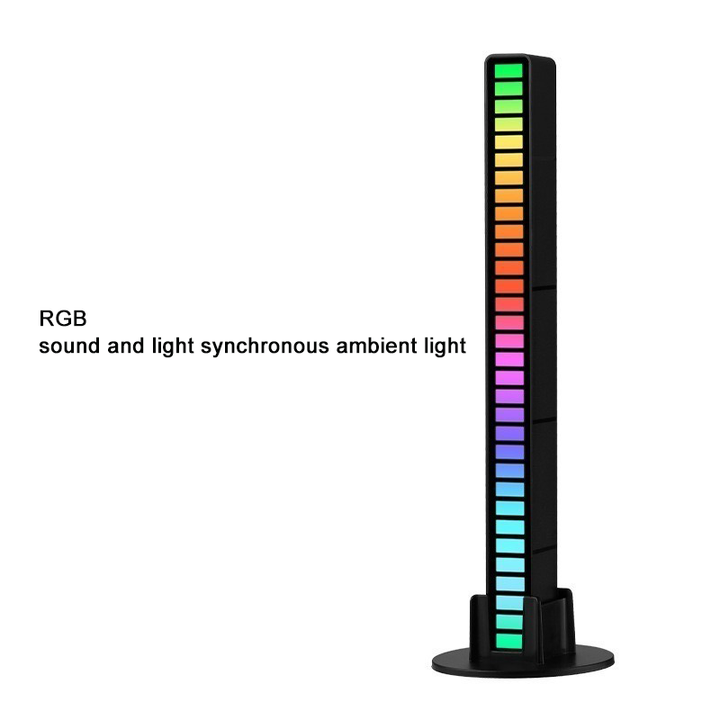 RGB Pickup Light Music Rhythm Lights USB Rechargeable Model