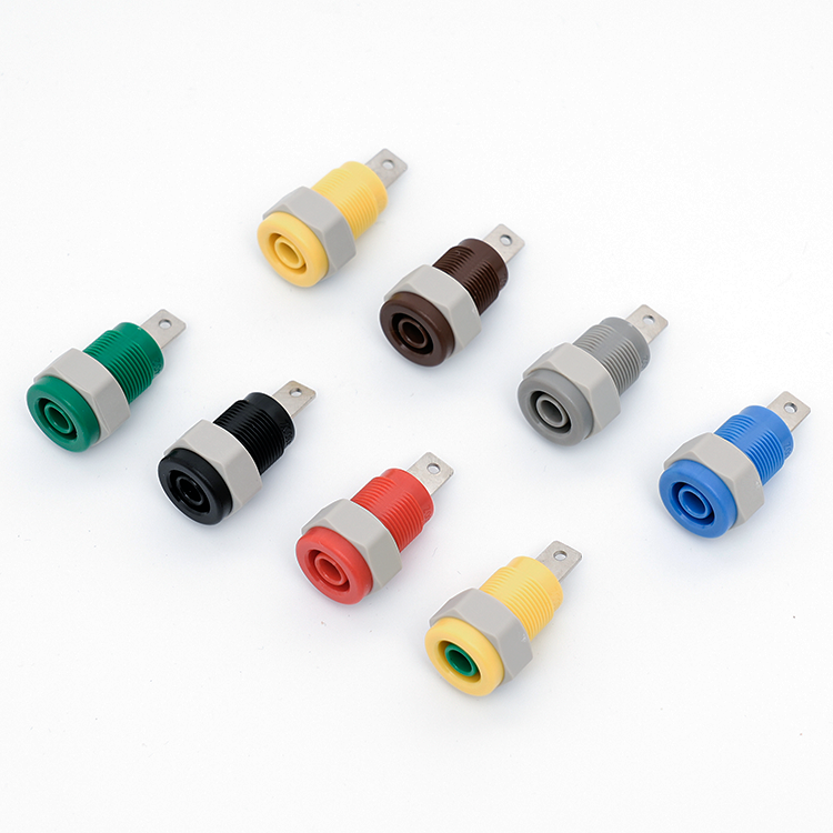 4mm Banana Plug Connectors - Gold Plated Copper Male