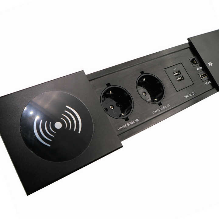 Custom Colors Sliding Hidden Socket Sliding Conference With Wireless ...