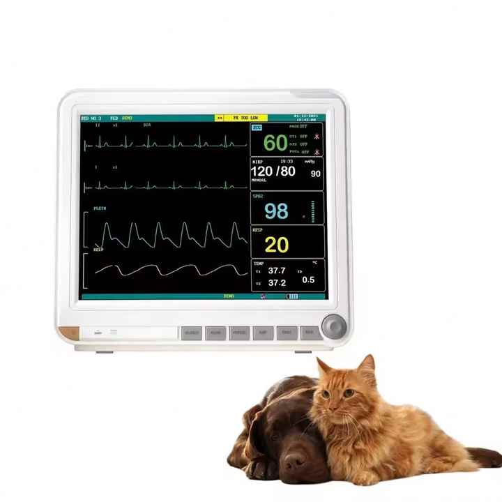 Portable Veterinary Monitor for Pet Multi-Parameter ETCO2 Blood ...
