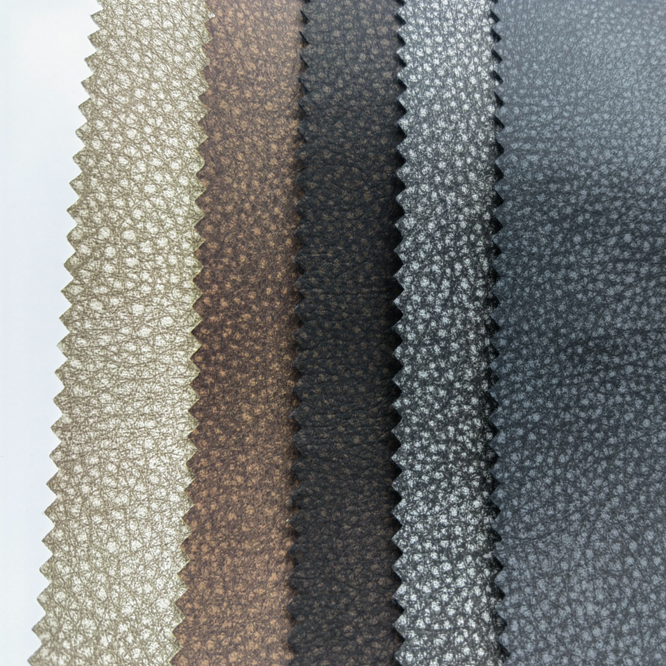 Ultra-Fine Fiber PU Leather with Eco-friendly Lychee Pattern Wear ...