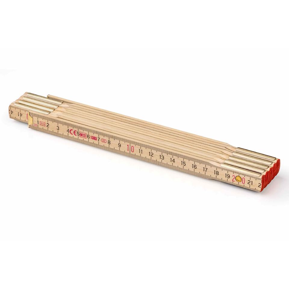 Metrie 2m Folding Ruler Perfect 10pcs Set with Natural Steel Joints ...