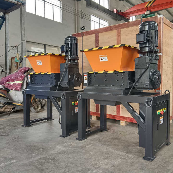 VANEST Double Shaft Metal Shredding Machine Small Waste Recycling ...