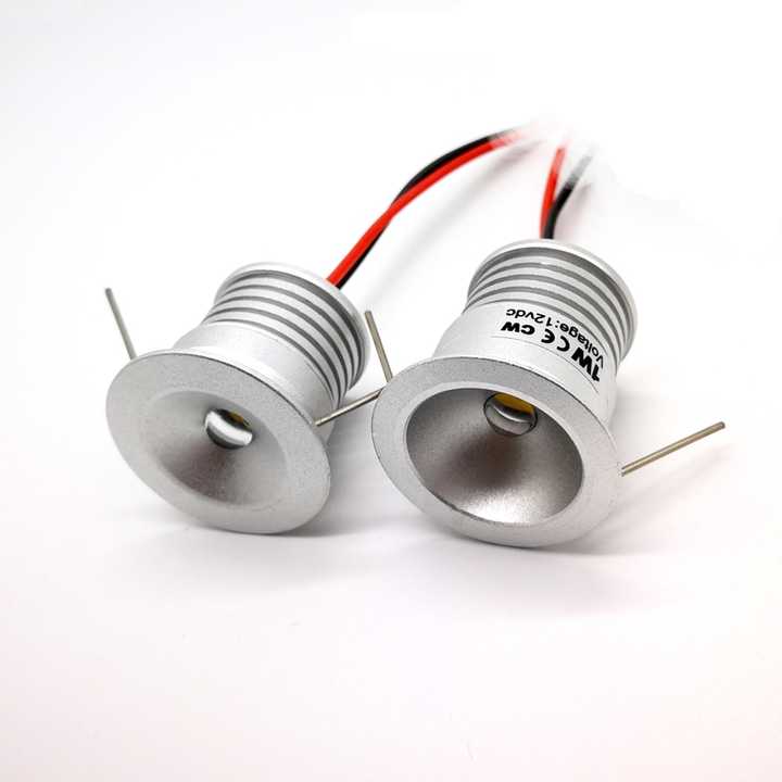 1W LED Home Decoration Spotlight 25mm Cutout Recessed Bedroom Spot ...