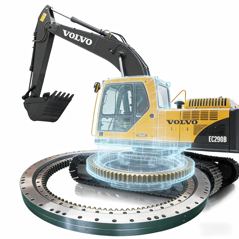 Excavator Swing Circle EC140B EC140C Slew Ring 14577175 Slewing Bearing ...