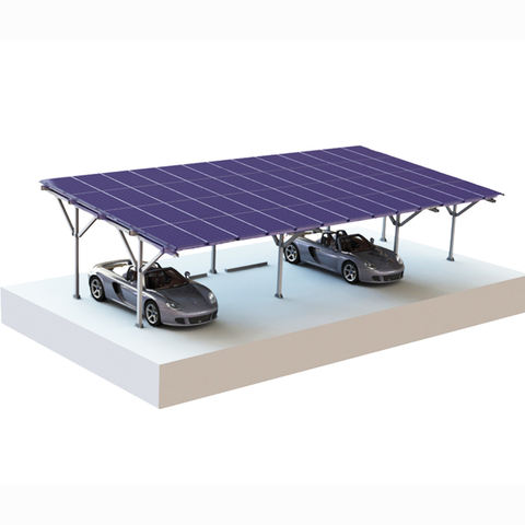 10KW Light weight waterproof solar carport structural aluminum pv solar ...
