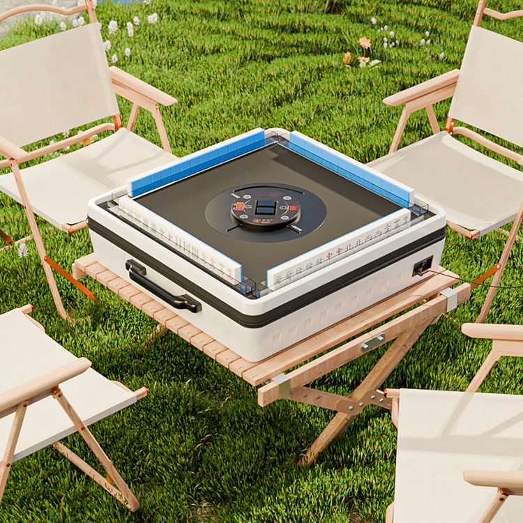 Portable Folding Automatic Mahjong Table with Silent Motor Fast ...