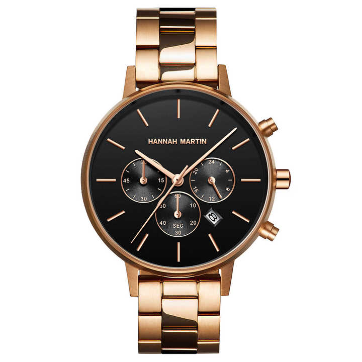 Hannah Martin Watch Factory Original 38mm Rose Gold Chronograph