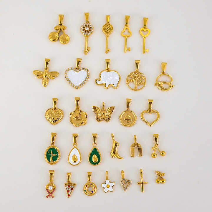 Wholesale Custom DIY Stainless Steel Charms Fashion Jewelry