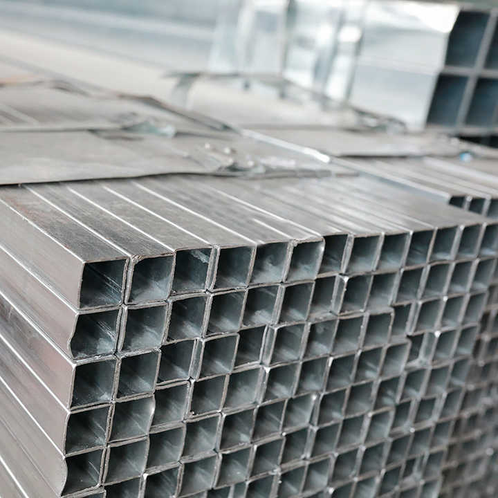 Ms Rectangular Hollow Gi Pipe Galvanized Steel Tube Gi square Tubing Bs ...