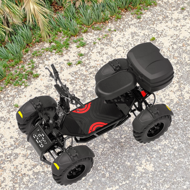 High-End Design Unisex Smart Four-Wheel Scooter Electric ATV Golf Cart ...