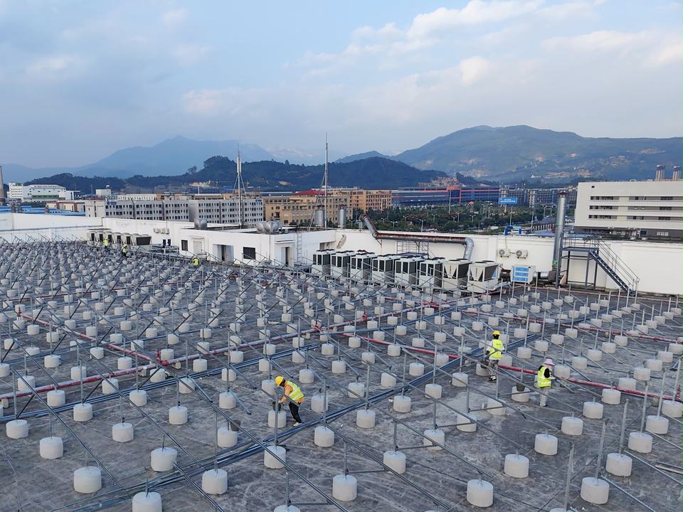 Cement Ballast Ground Mount Solar Bracket Kit Steel PV Mounting ...