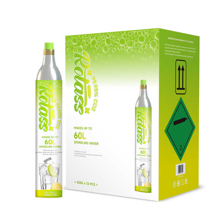 Modern 0.6L Aluminium Soda Cylinder Wholesale CO2 Gas Sparkling Water ...