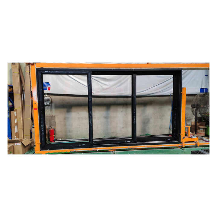 4 Panel Glass Sliding Patio Door European Standard 3-track Door Powder ...