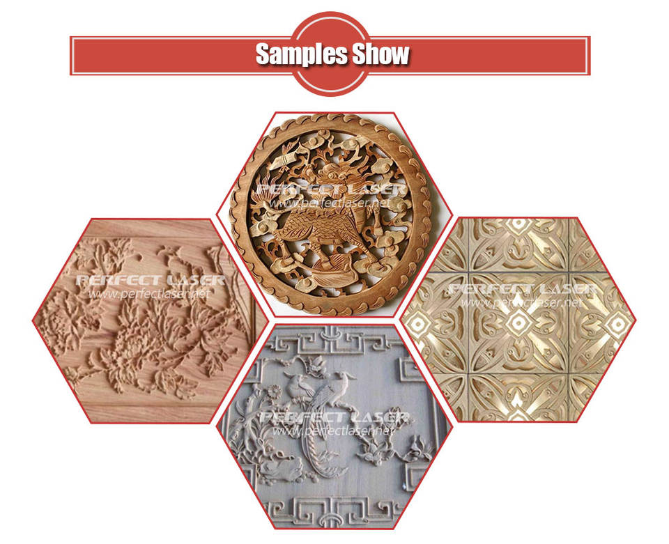 For Laser Flatbed CNC Router with NC Studio Control Single Spindle Motor-Driven for PVC/Acrylic ...