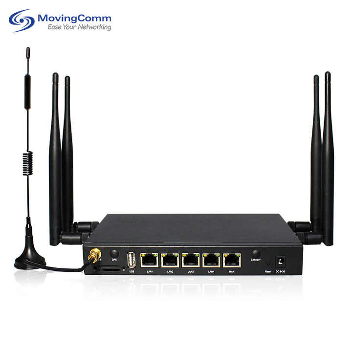 Industrial 4G LTE Dual Band WiFi Modem Router with VPN & Gigabit Ports