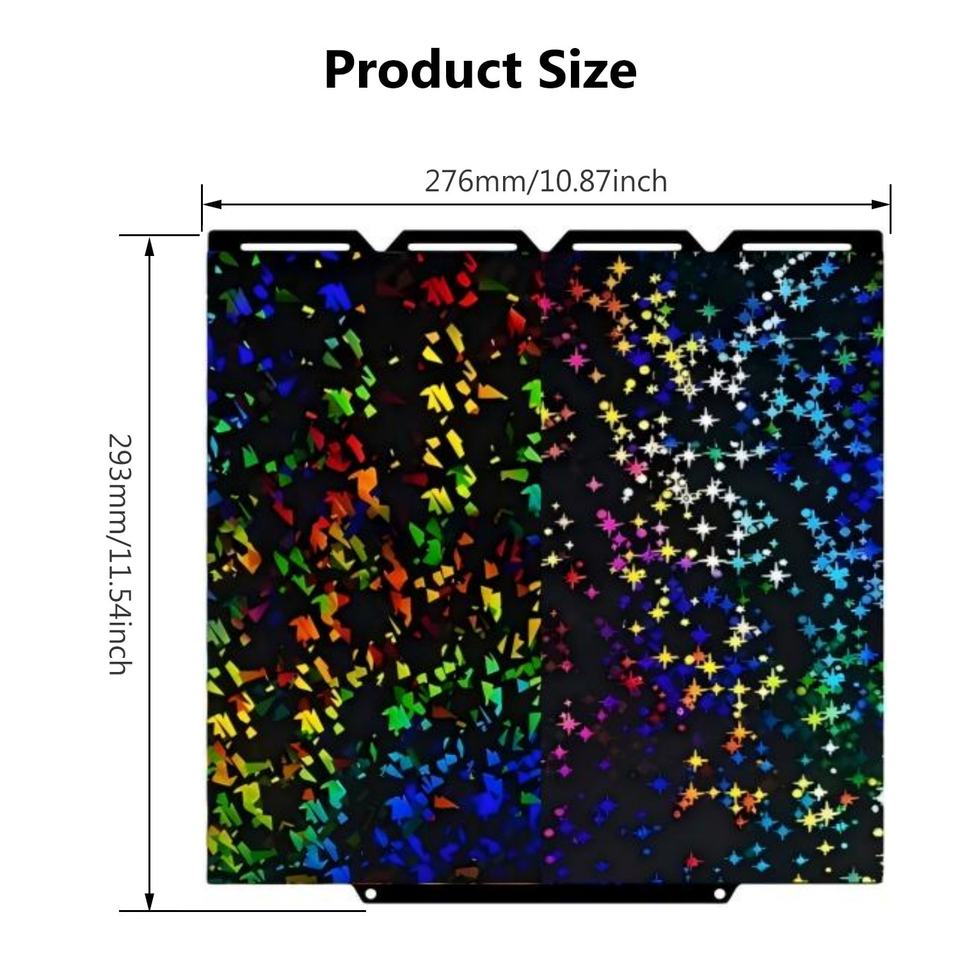For Snapmaker U1 Build Plate PEF Star PEF Flake 270x270mm Double-Sided ...