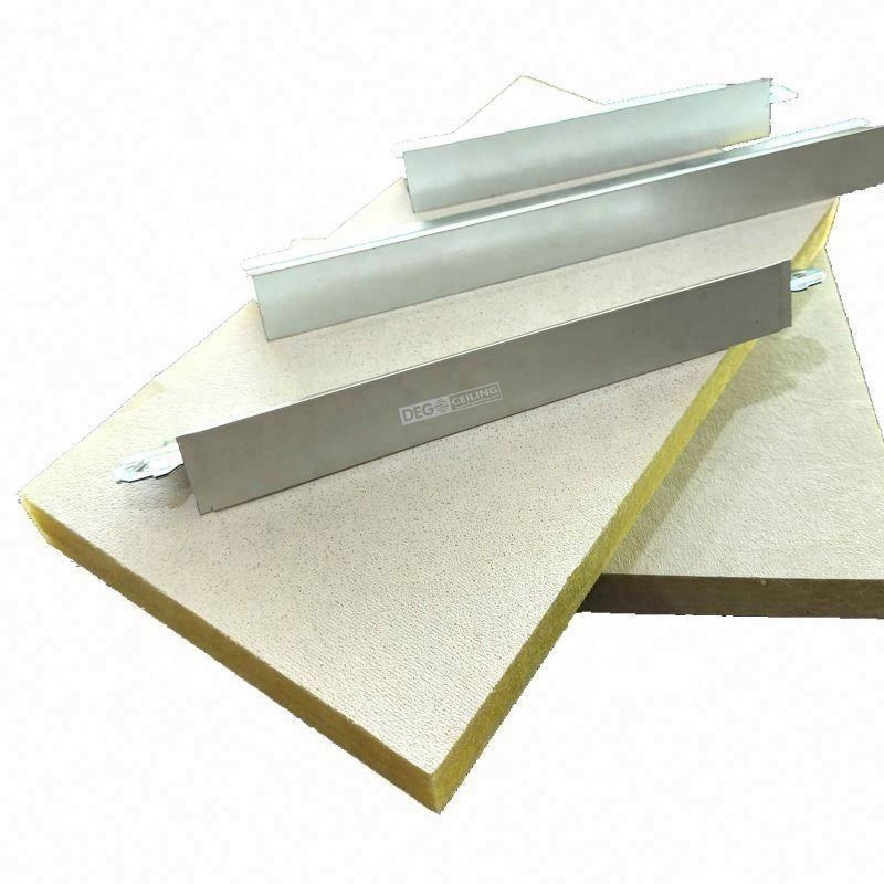 Fire-resistant Class A Ceilings Mineral Wool Ceiling Panel E Rock ...