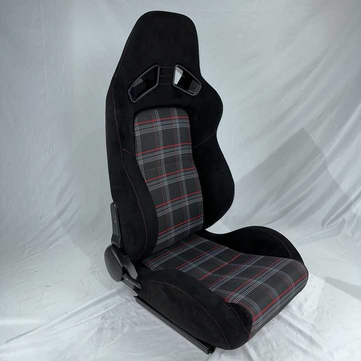 TRAPLY Custom Logo Reclinable Racing Seat Universal Suede Fabric Racing ...