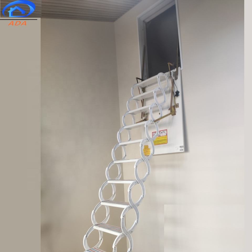 Aluminium Wall Mounted Folding Loft Ladder for Attic Access - Space ...