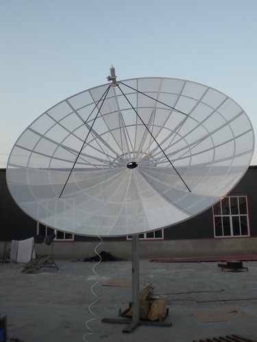 C Band Satellite Aluminum Mesh Dish Antenna - 300cm