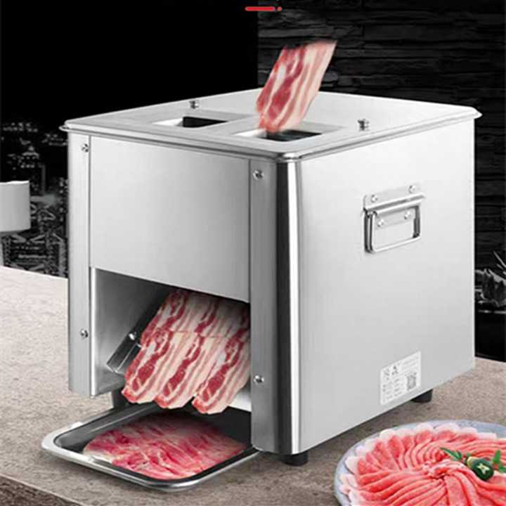 Dual-Port Electric Small Household Meat Slicer Fresh Meat Cutter ...