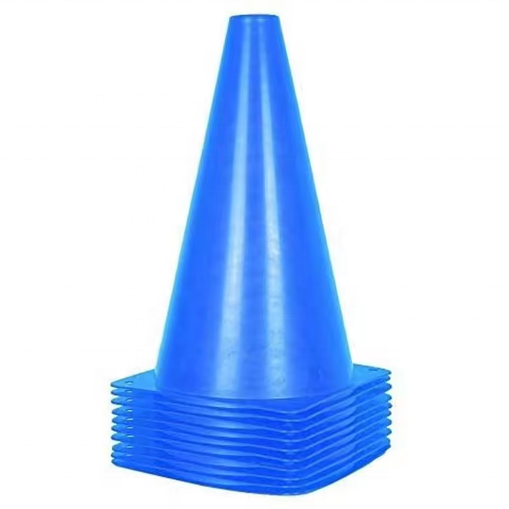 9 Inch Collapsible Traffic Cones Plastic Sports Football Cones Agility ...