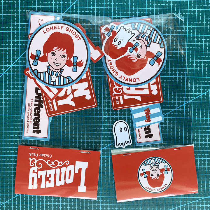 Promotion Die Cut Vinyl Custom Sticker Pack in Opp Bag Multiple Designs ...